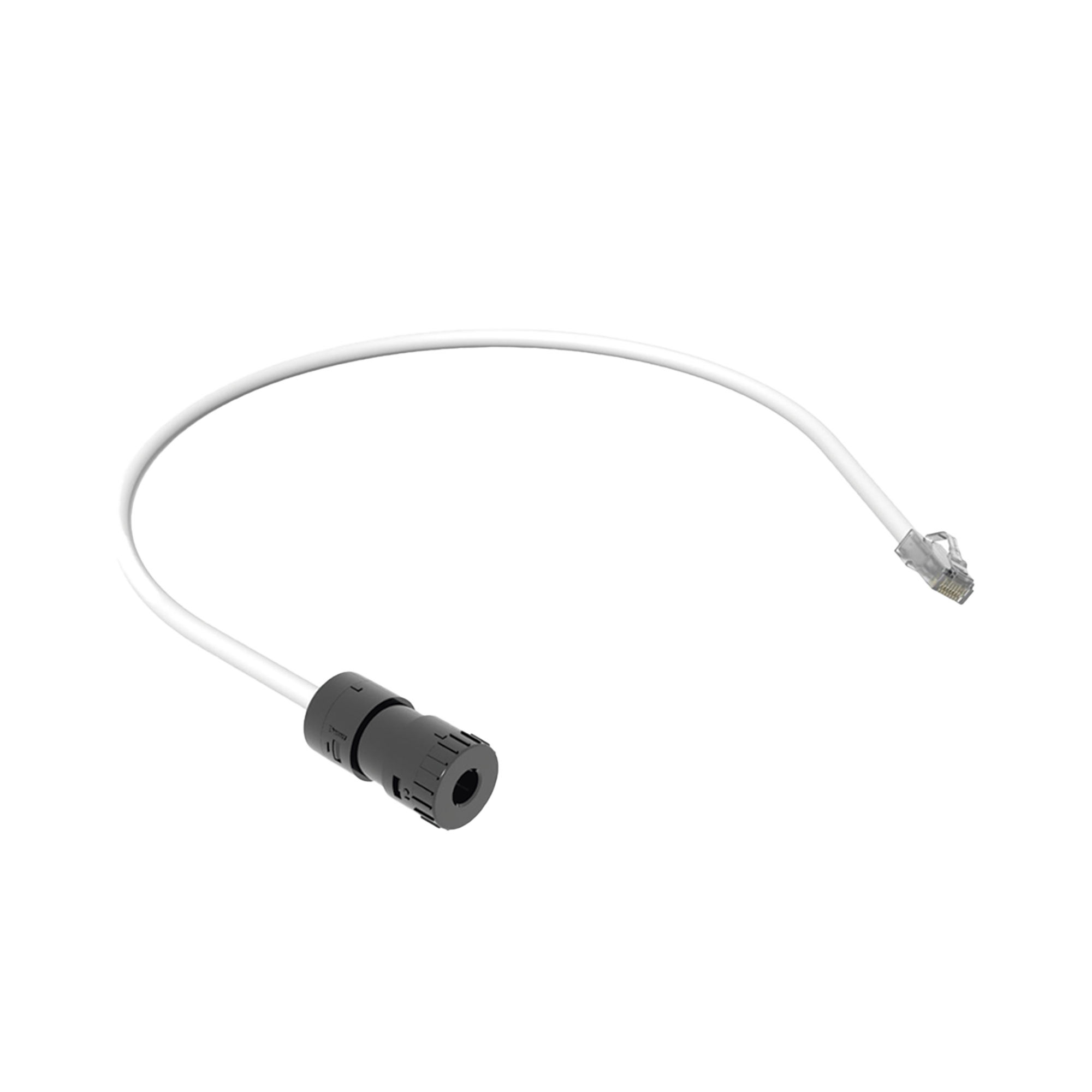 Cable de Conexión en Campo Jack a Plug RJ45, Categoría 6A, CMP (Plenum ...